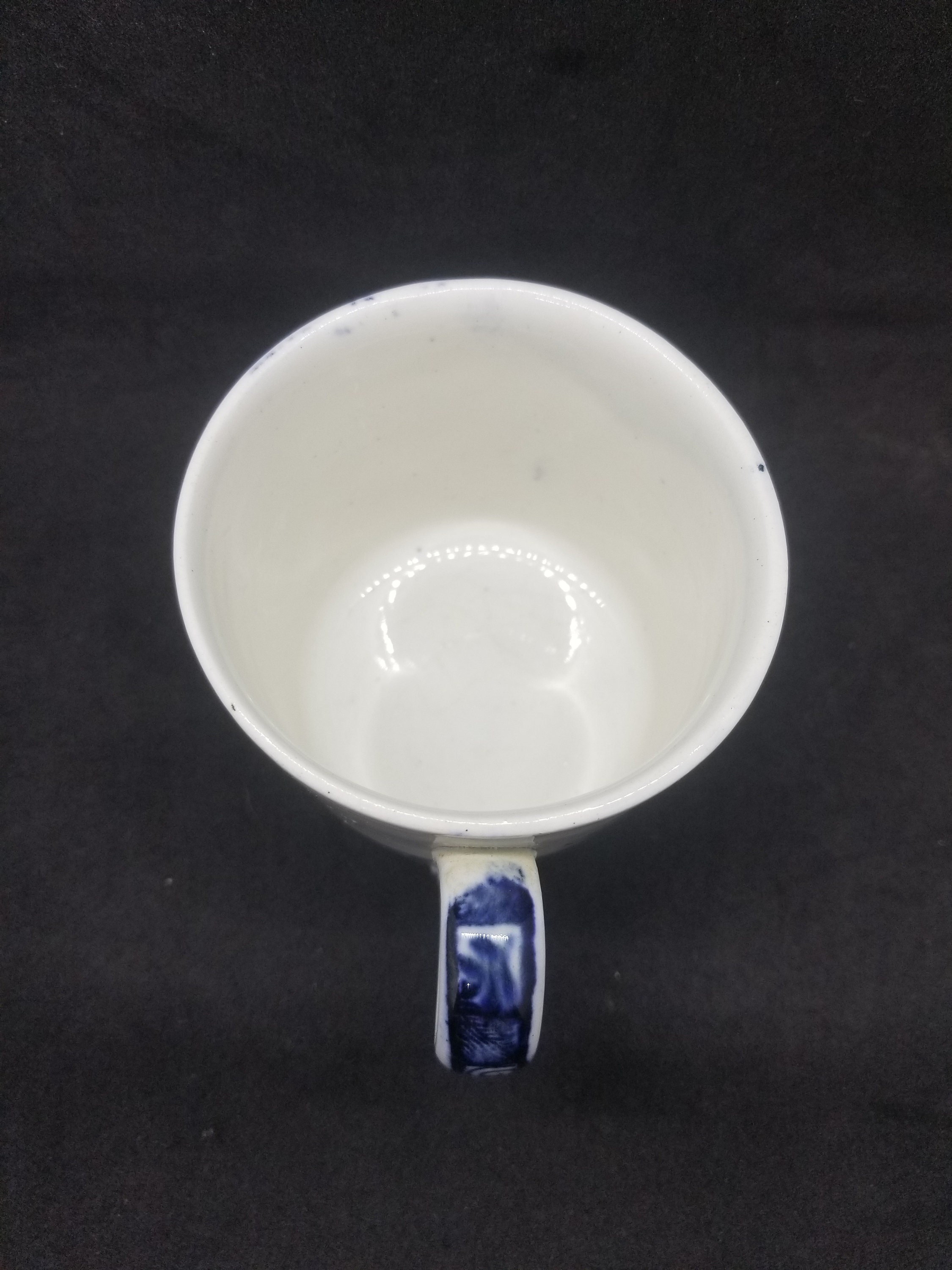 Drinkware RARE Antique BURMESE by F.J EMERY England Flow Blue Ironstone ...