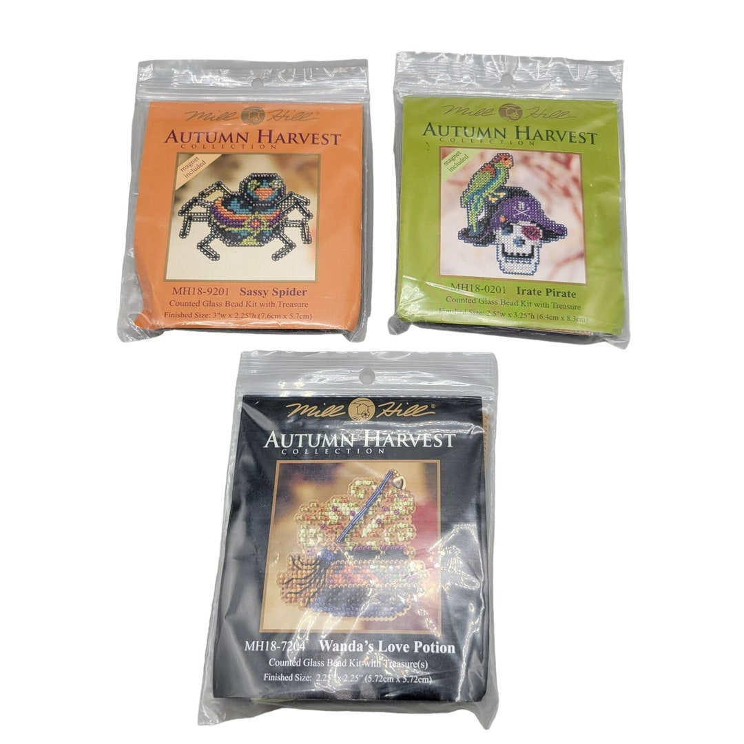 Mill Hill Glass Bead Kits Autumn Harvest Collection New Beading Kits ...