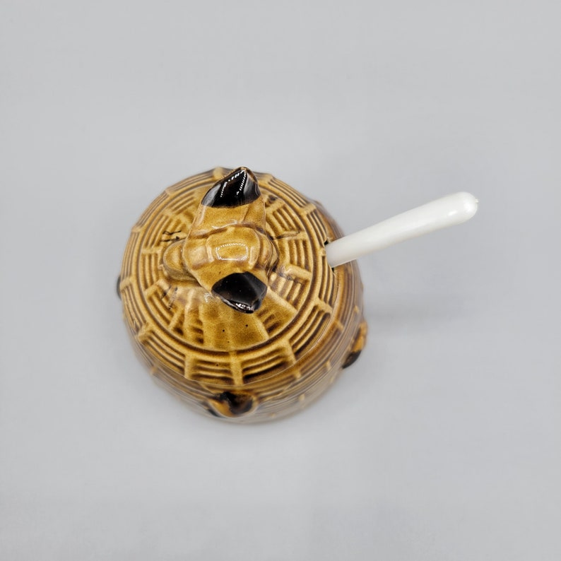 Beehive Honey Jar With Spoon and Lid Jam Jelly Server Bees | Etsy