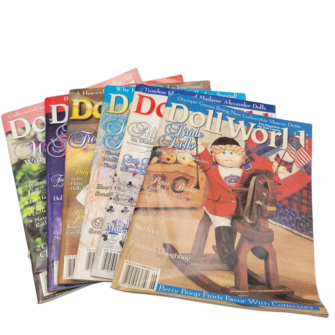 Doll World Magazines Doll Collecting Identification Making - Etsy