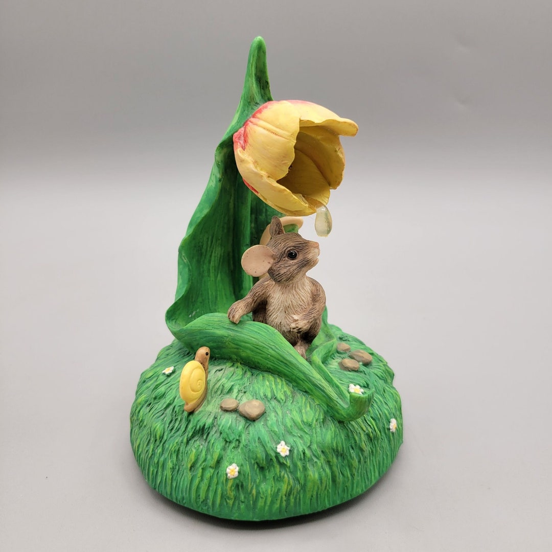 Charming Tails Spring Flowers Musical Figurine You Are My Sunshine SF ...