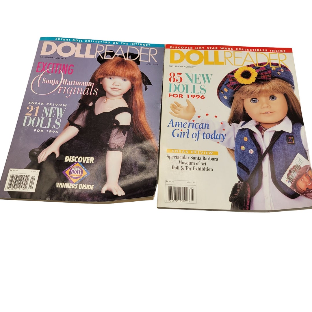 Doll Reader Magazines 1990's Antique Dolls Preservation Tips More Lot ...