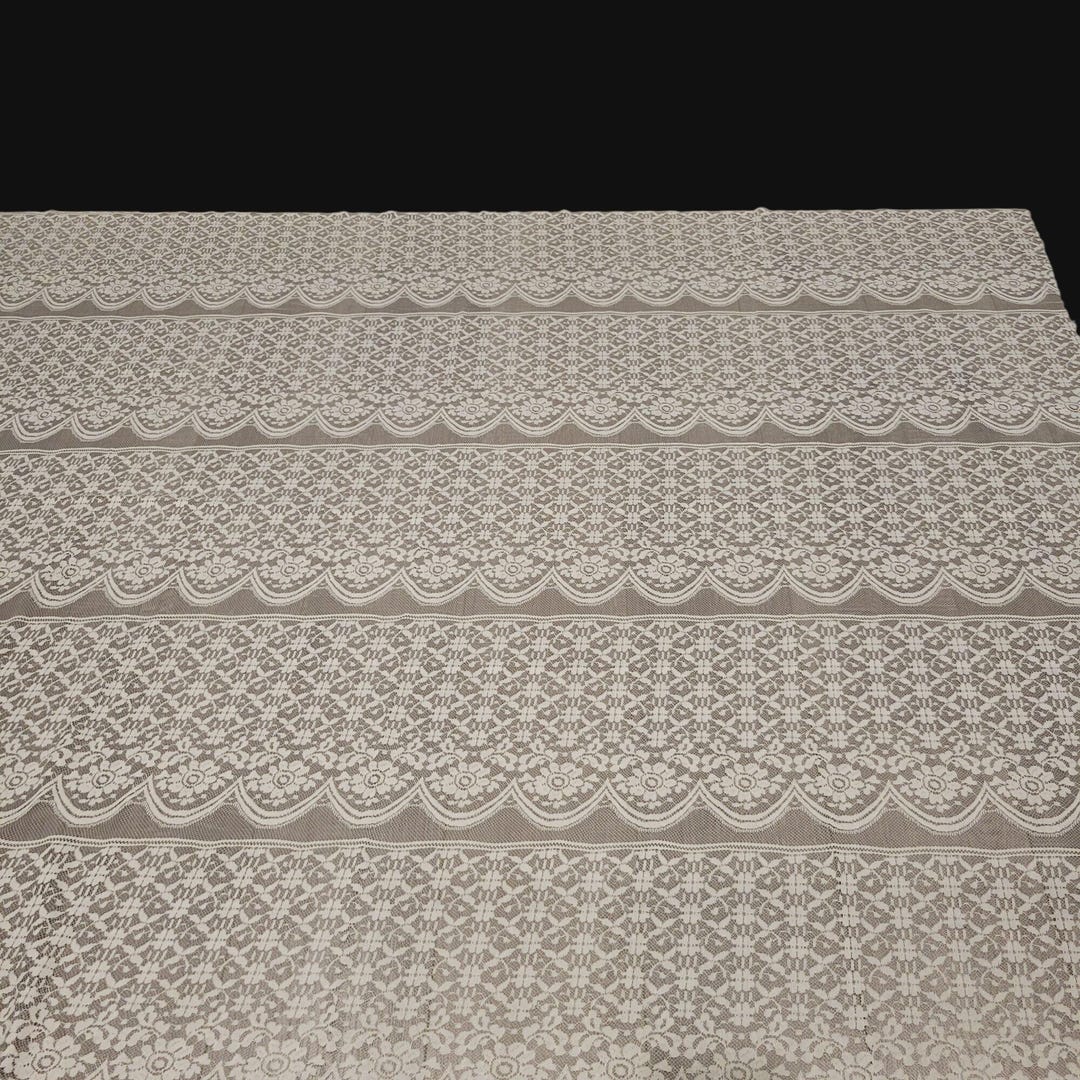 Cream Floral Lace Fabric for Sewing and Crafting 74 X 60 - Etsy
