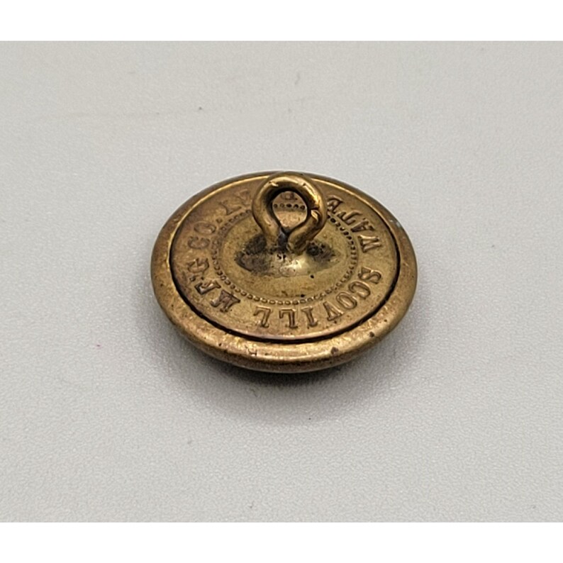 Railroad Motorman Uniform Button Brass Shank Scovill Mfg Co - Etsy