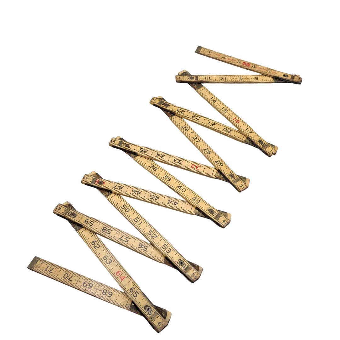 Lufkin X46 Red End Extension Ruler Folding Expandable 72 Inch - Etsy
