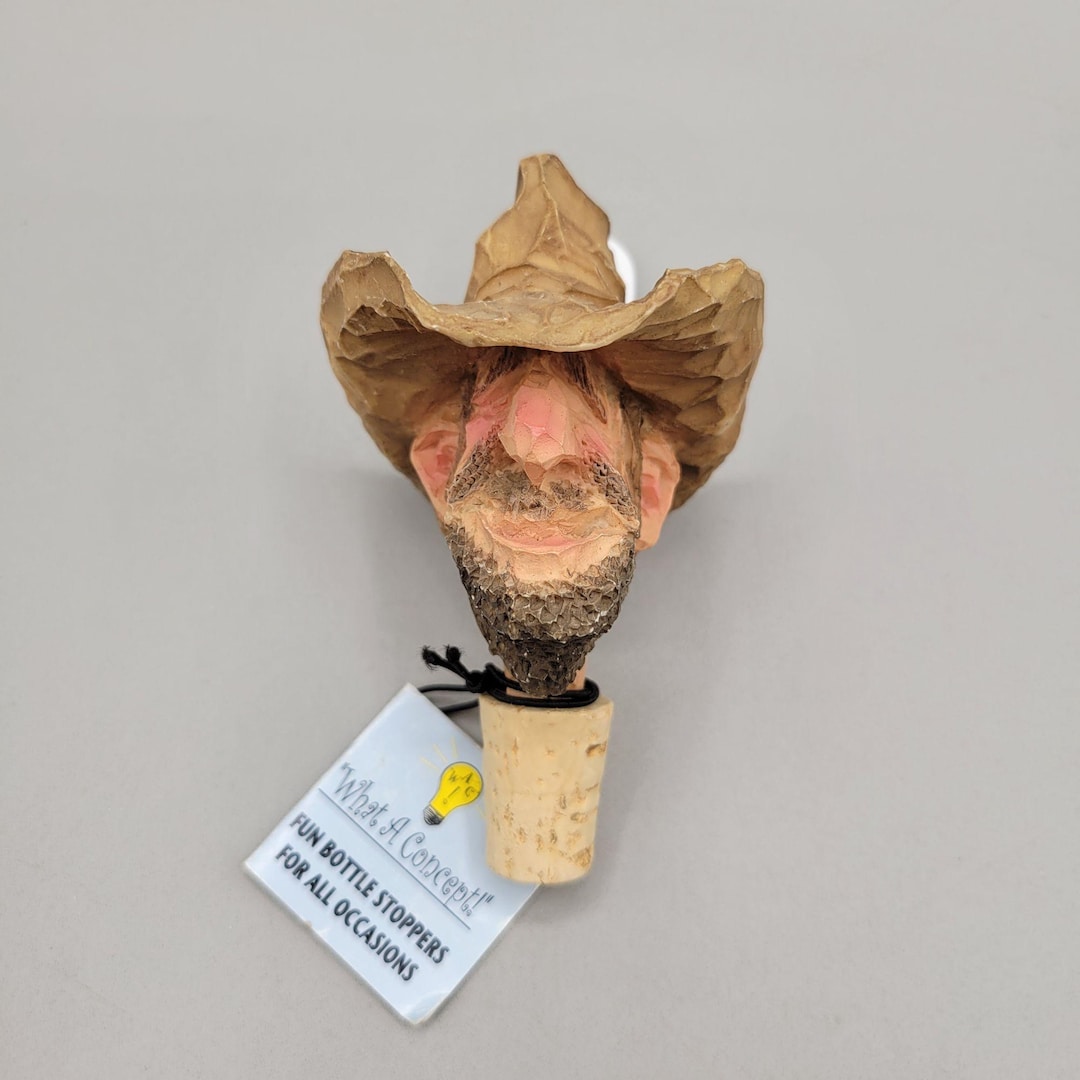 Spit N Whittle Bottle Stopper SNUFFY WRANGLER Cowboy Cork Tags S11 - Etsy