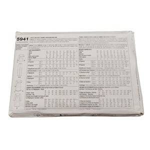 Simplicity Pattern Children Girls Nightgown Pajamas 5941 Easy Size K5 7 ...