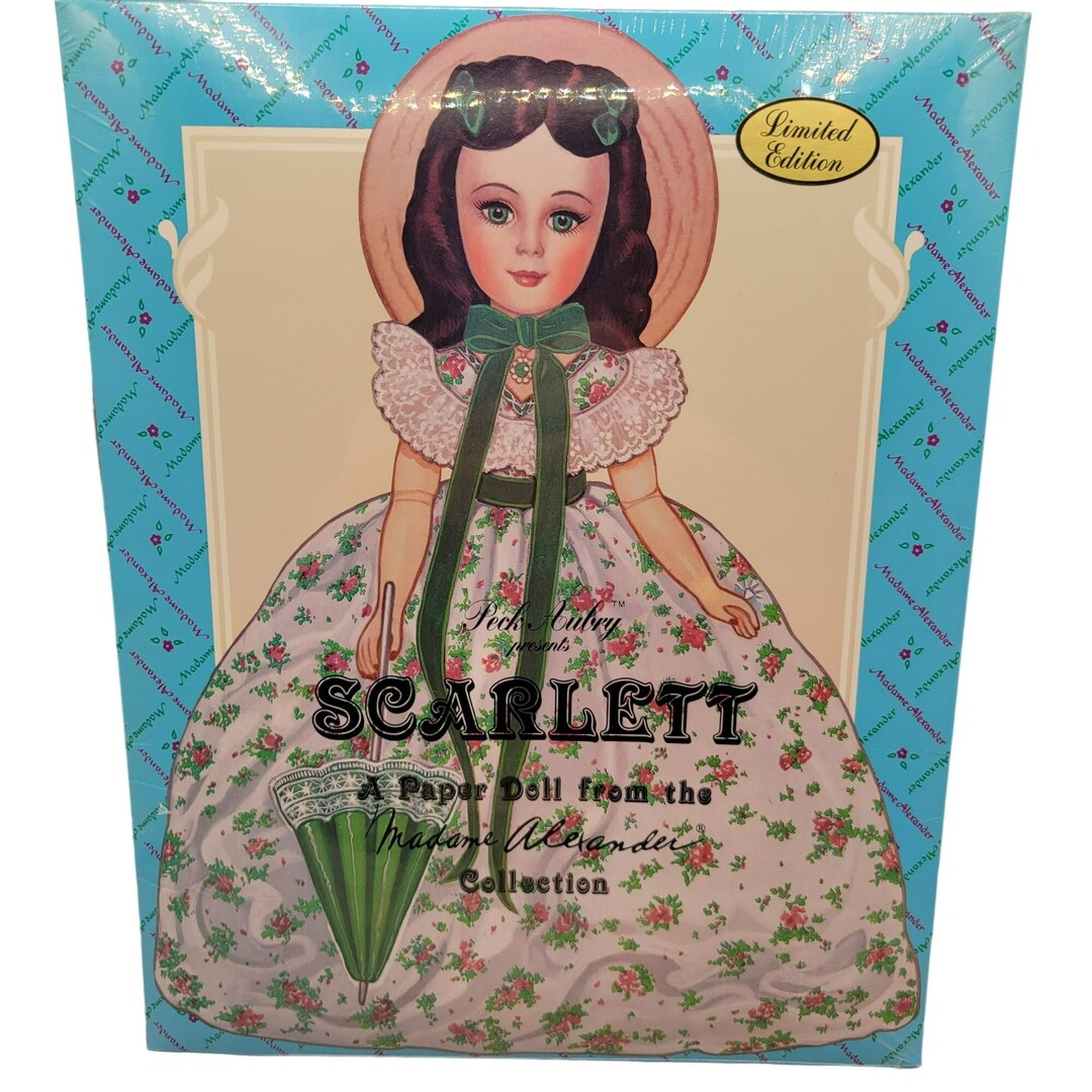 Scarlett Ohara Paper Dolls Clothing Madame Alexander Collection UNCUT ...