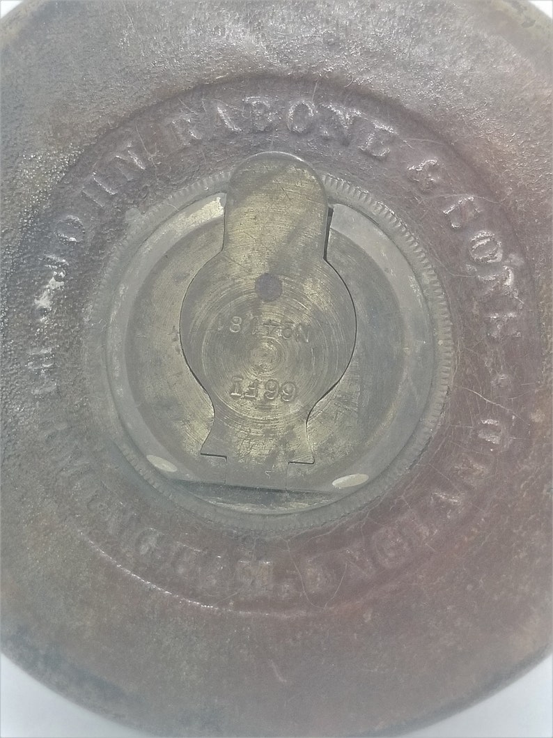 Antique John Rabone & Sons Leather Tape Measure CASE ONLY - Etsy