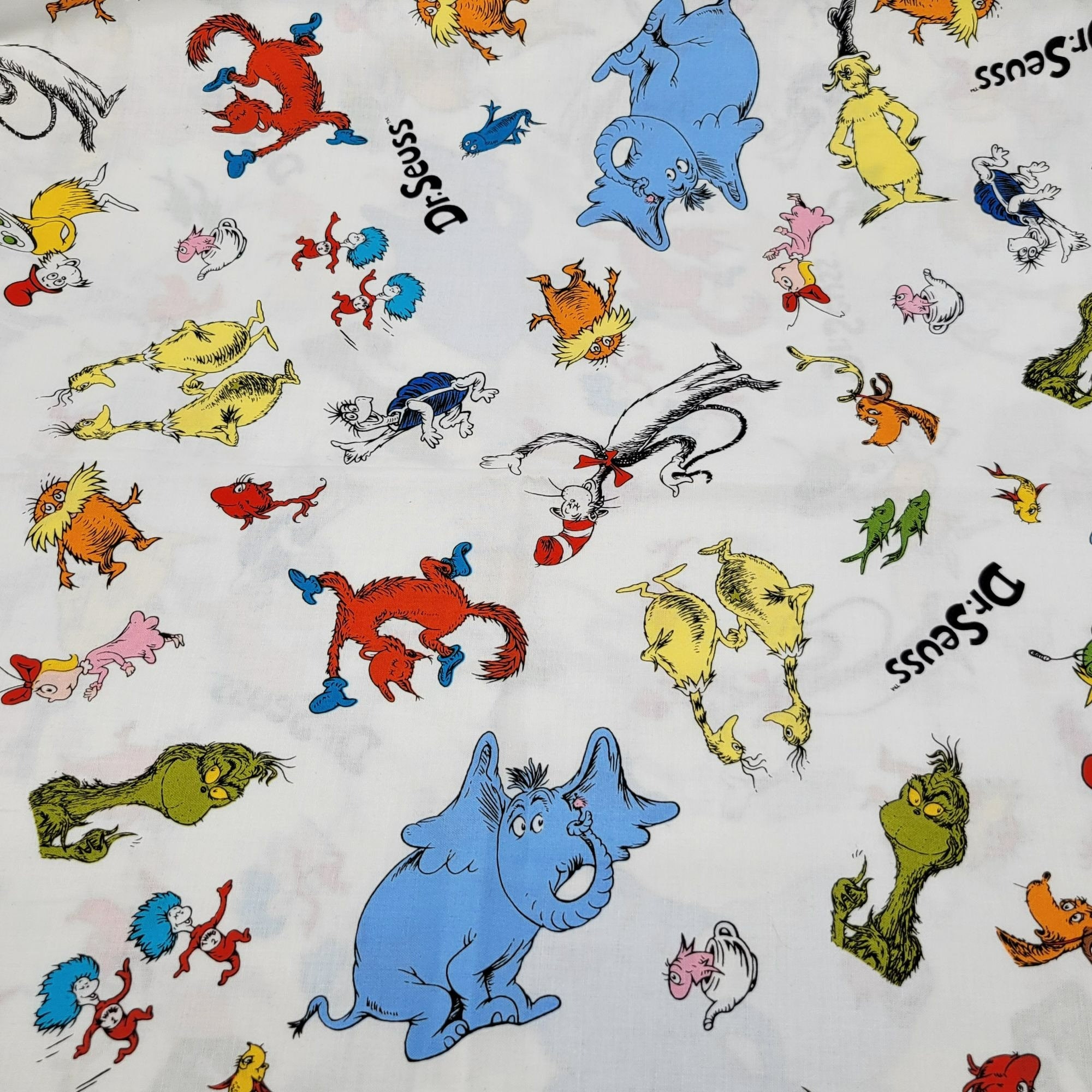 Celebrate Seuss Cotton Fabric Robert Kaufman Dr Seuss D10790 - Etsy