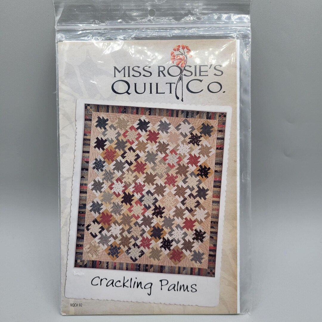 Miss Rosies Quilt Co. Crackling Palms Quilt Pattern by Carrie Nelson - Etsy