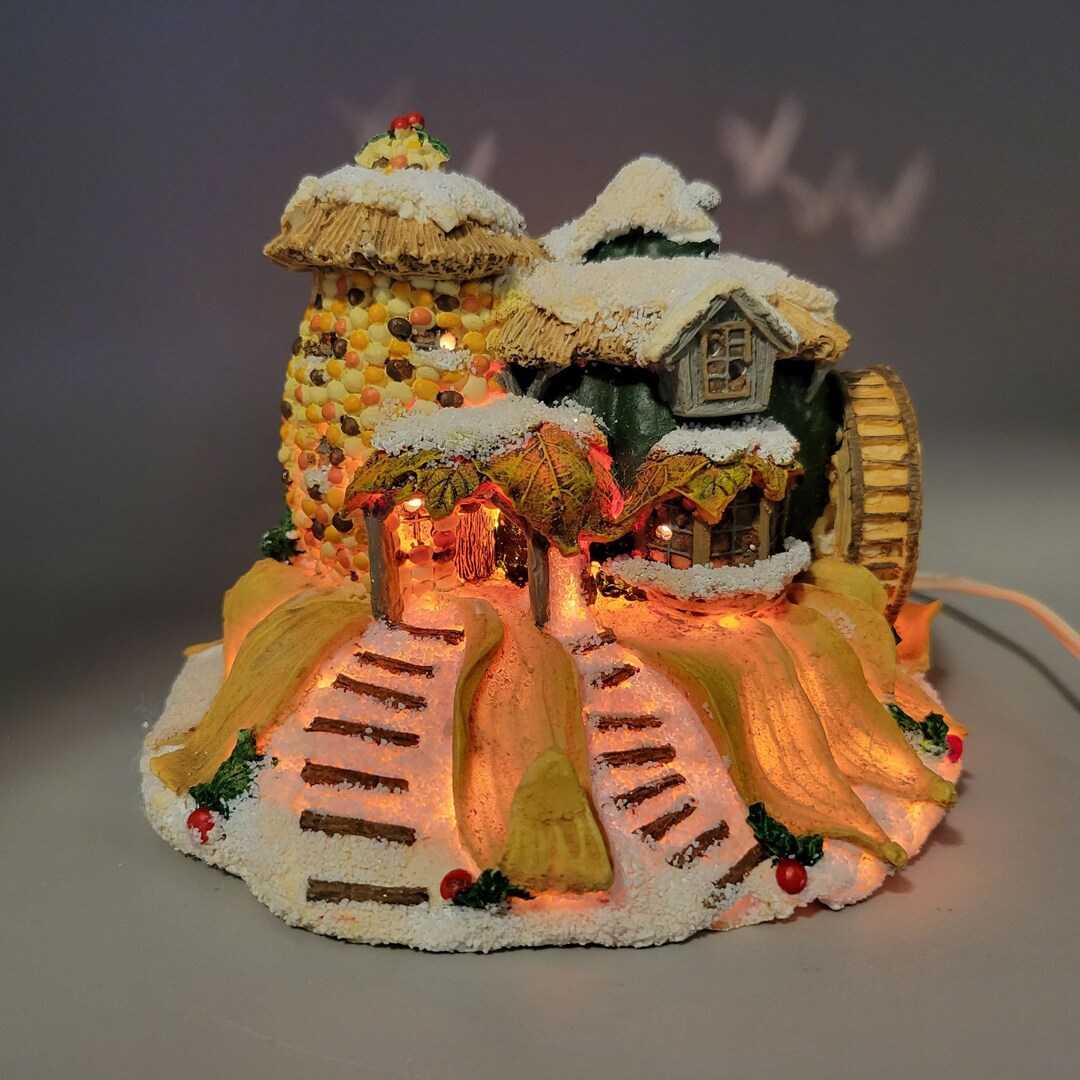 Charming Tails Old Cob Mill Lighted Squashville Ltd Ed Figurine 87/524 ...