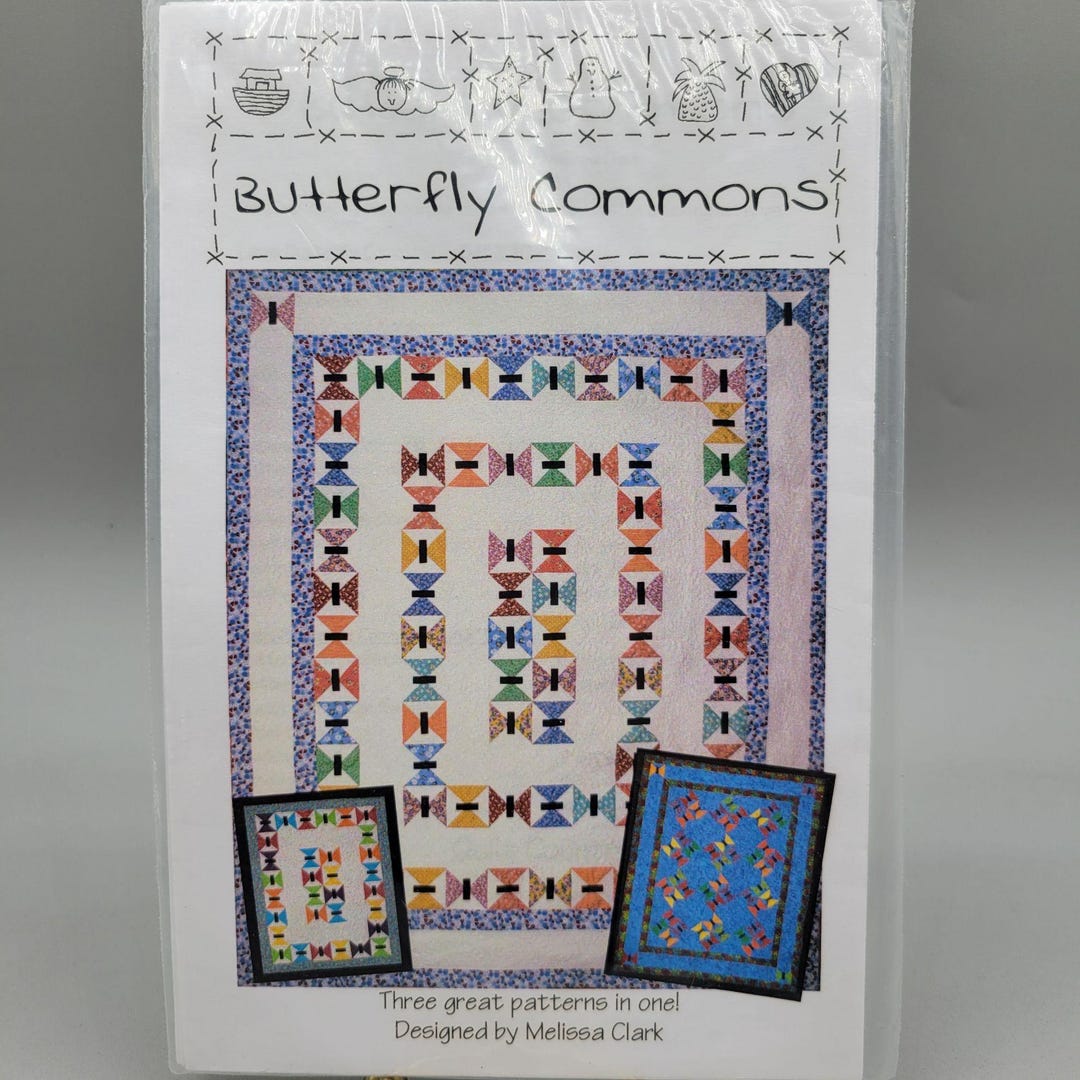 Butterfly Commons Quilt Pattern by Quilt Country Three Patterns - Etsy