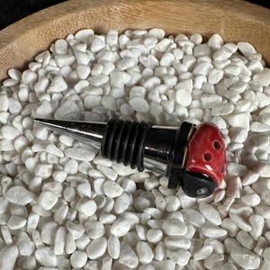 Handmade Ceramic Ladybug Bottle Stopper: Nature Decor Gift - Etsy