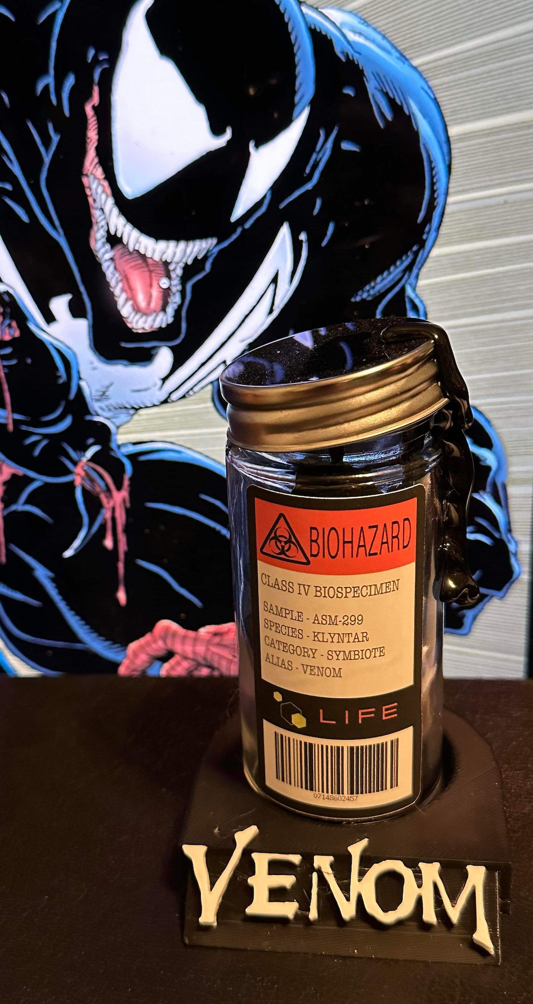 Venom Symbiote With Display Stand - Etsy