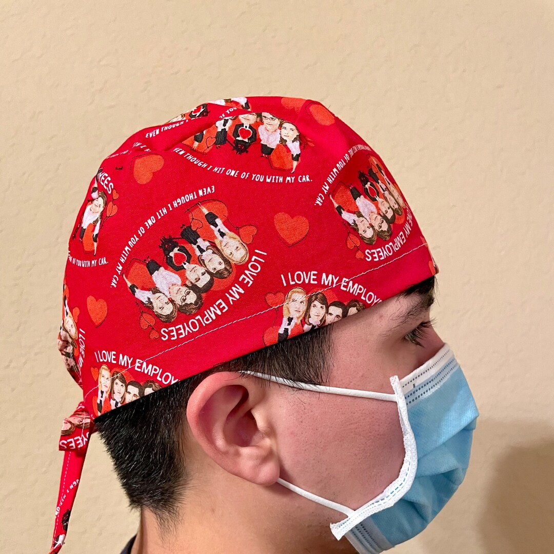 The Office Surgical Scrub Cap for Men| Chemo Cap the Office| Gift for ...