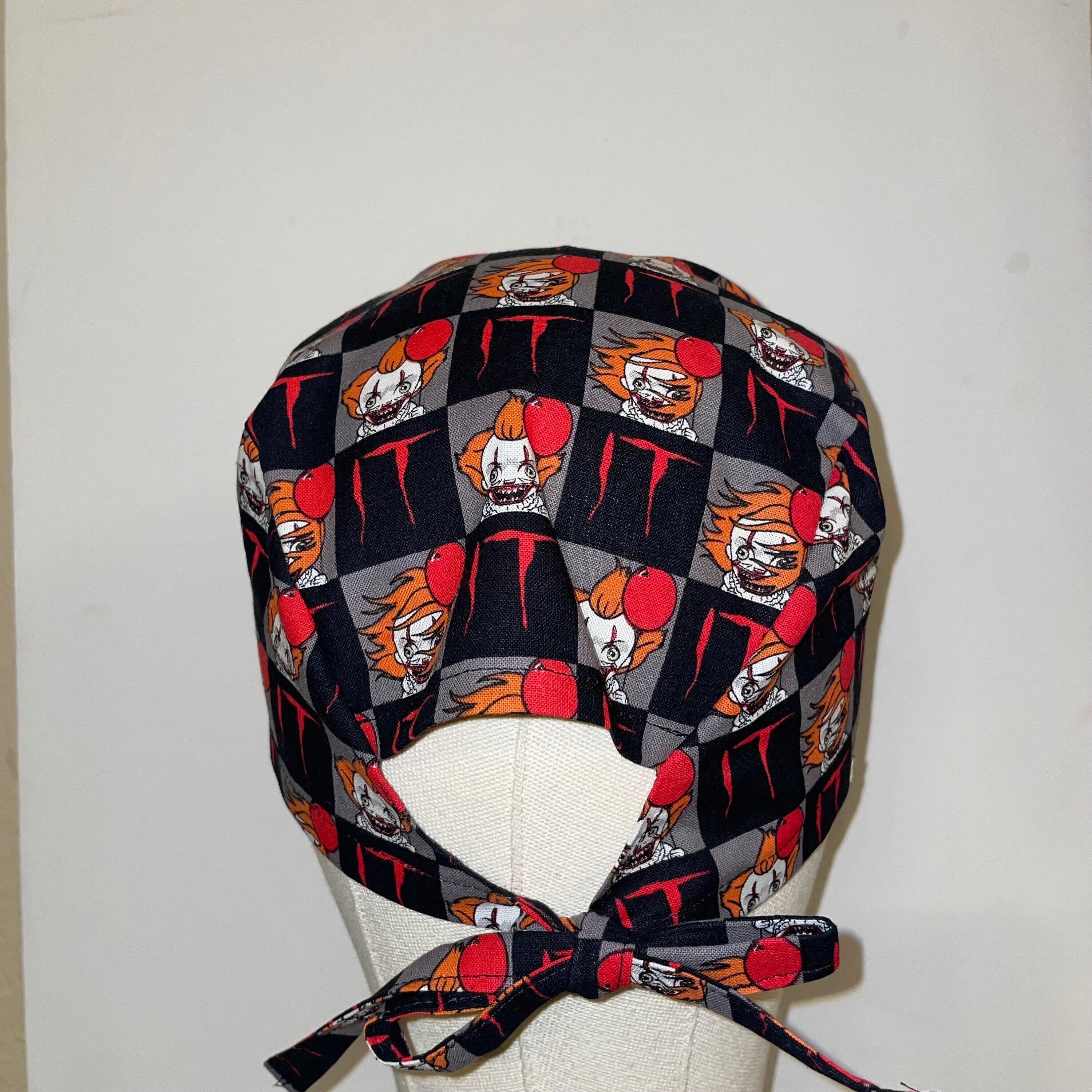 Mens Pennywise Surgical Scrub Cap| It Movie Horror Scrub Hat for Men ...