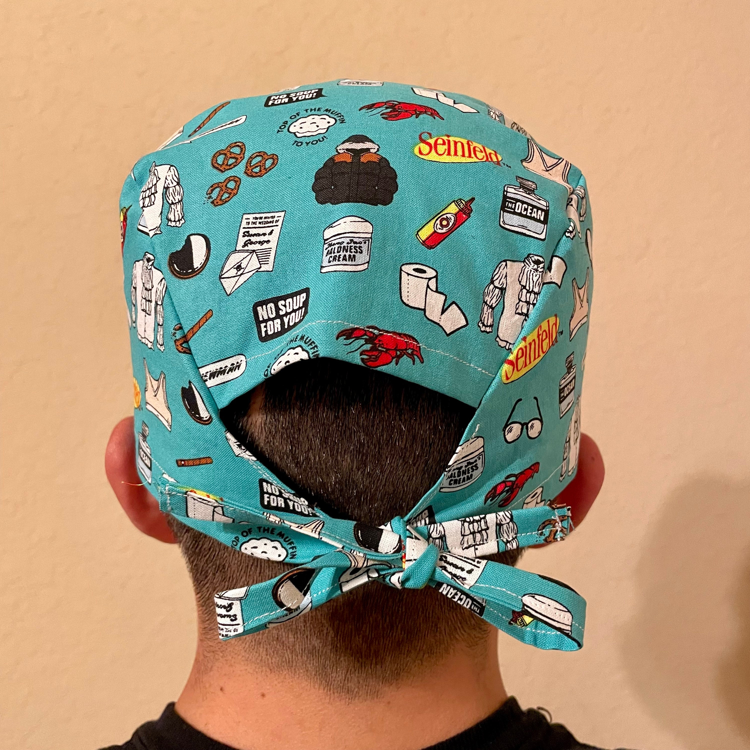 Mens Seinfeld Surgical Scrub Cap Seinfeld Skull Cap for Nurse Funny ...