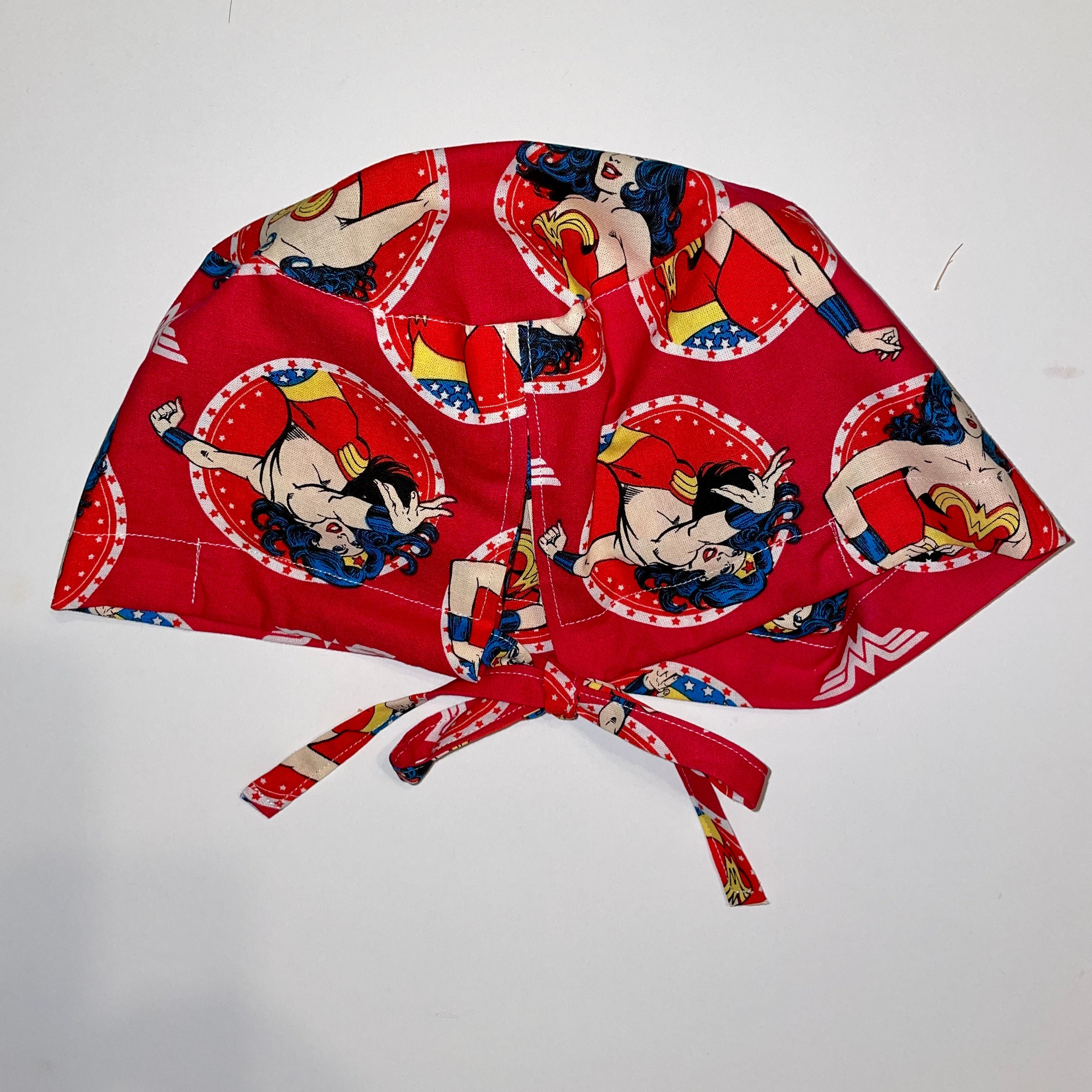 Wonder Woman Surgical Scrub Cap Red/ Surgery Caps for Women/ - Etsy