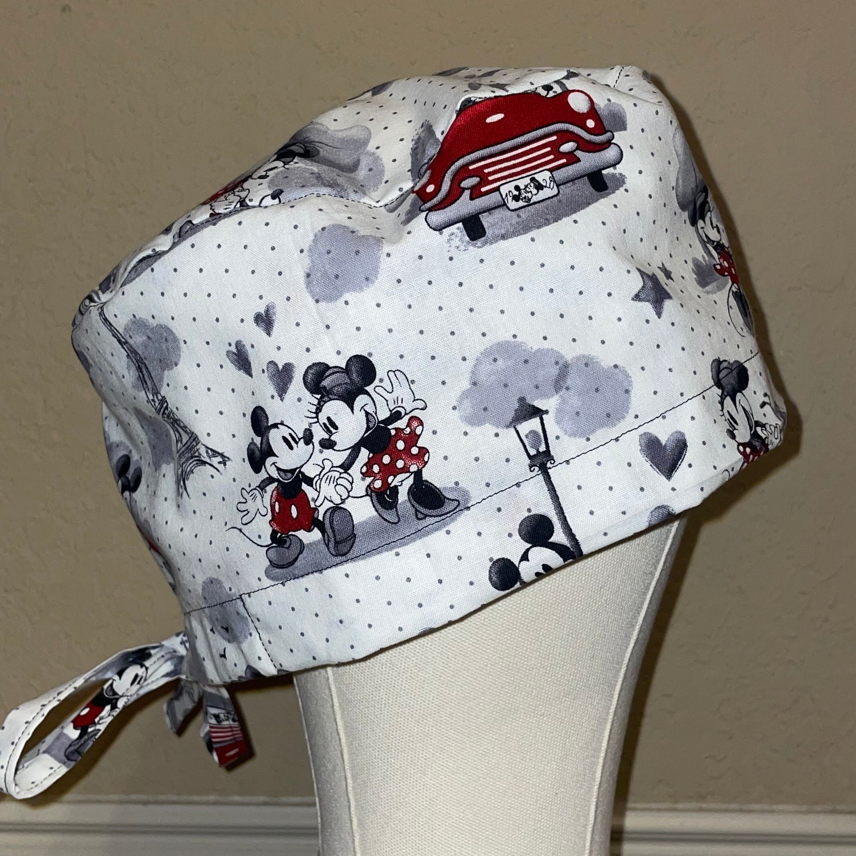 Womens Surgical Scrub Cap Mickey Mouse Surgery Hat for Nurse Cute ...