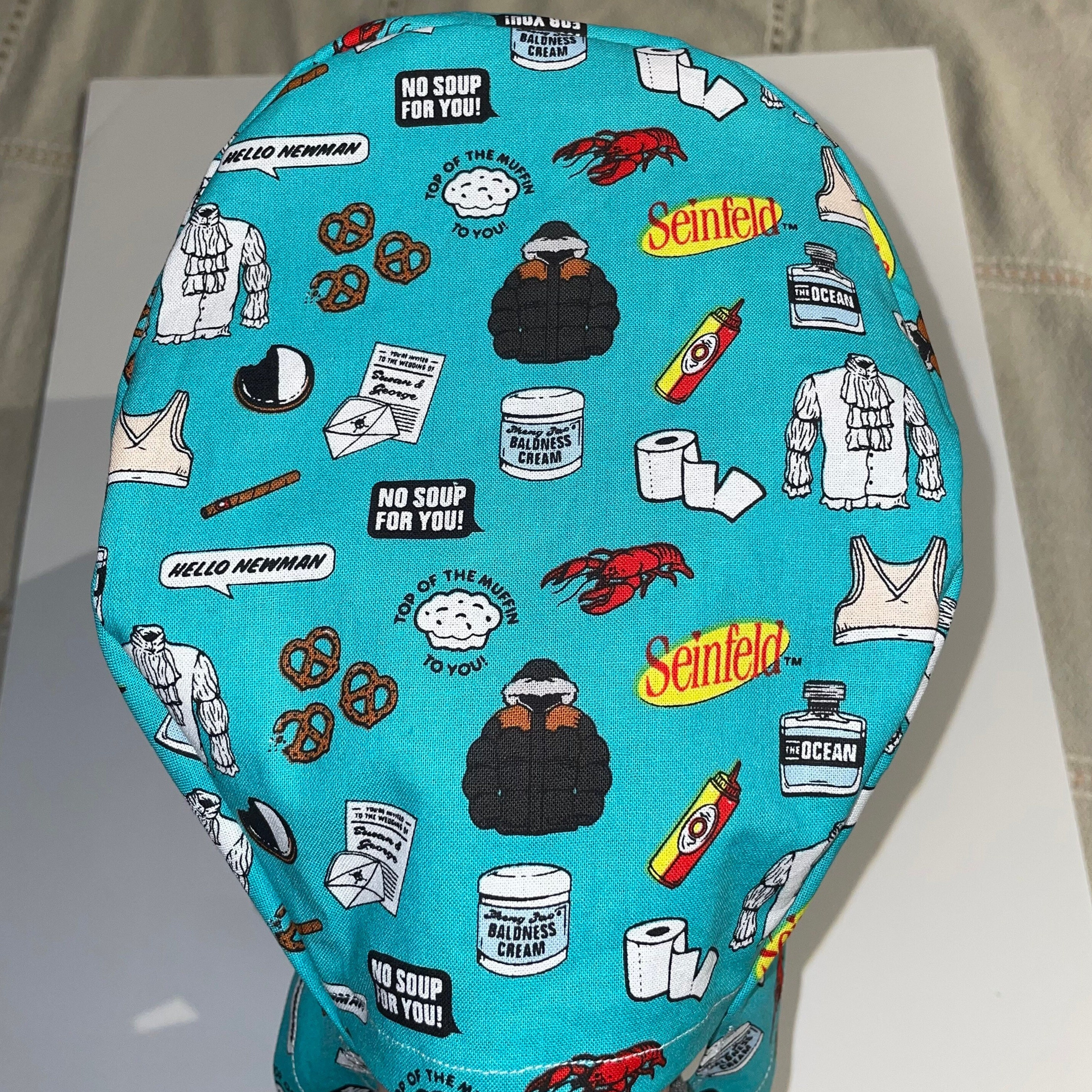 Mens Seinfeld Surgical Scrub Cap Seinfeld Skull Cap for Nurse Funny ...