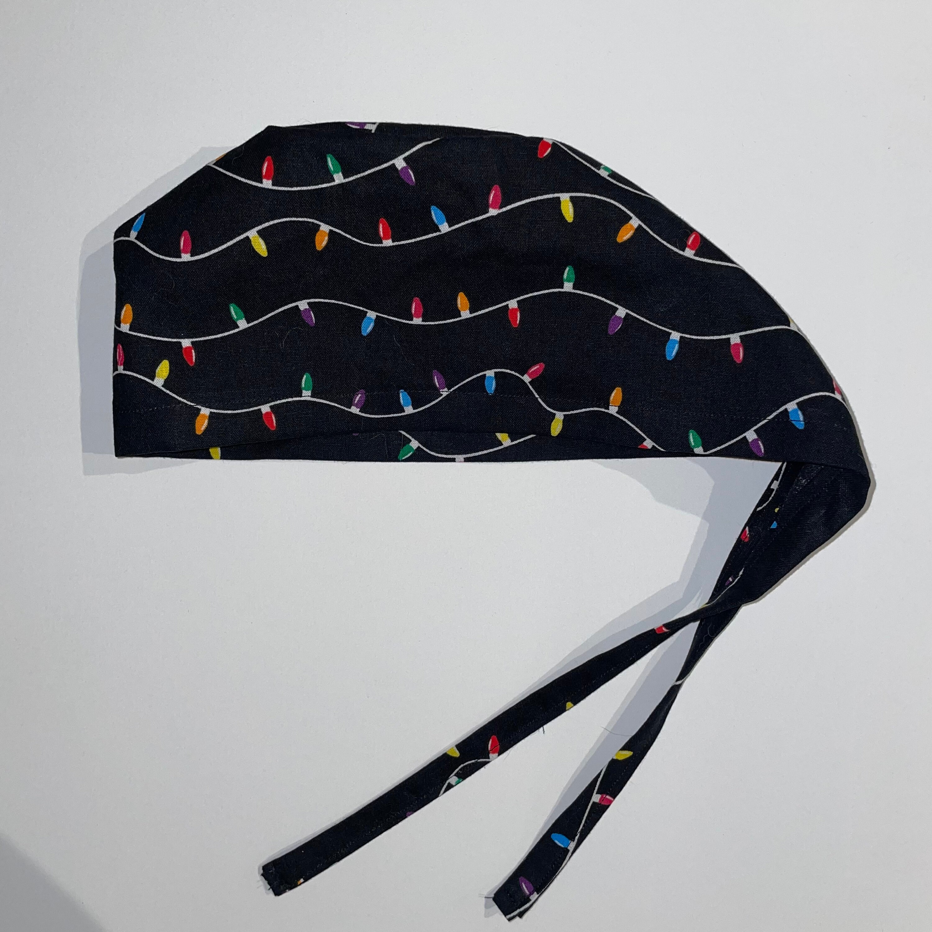 Mens Christmas Surgical Scrub Cap| Christmas Lights Scrub Hat for Men ...