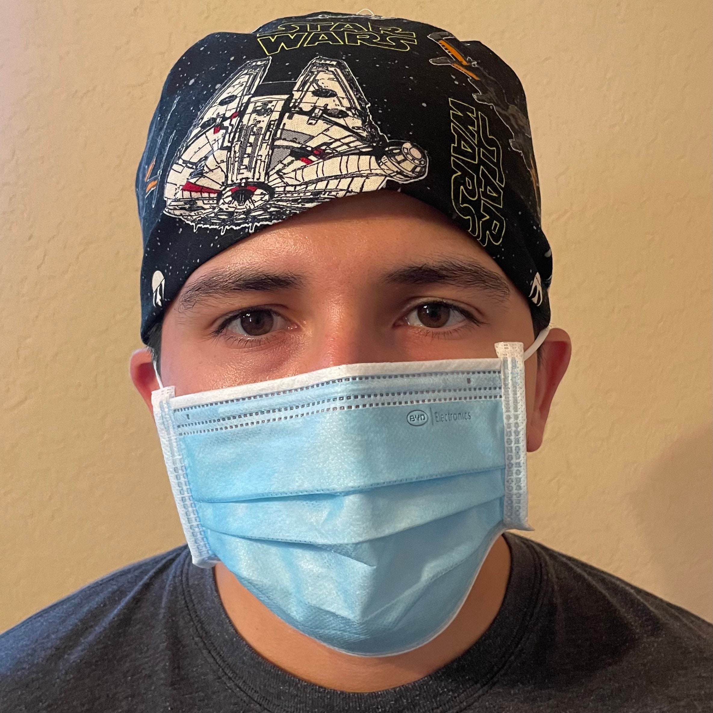 Mens Star Wars Surgical Scrub Cap Scrub Caps Men Bonnet for Male CST ...