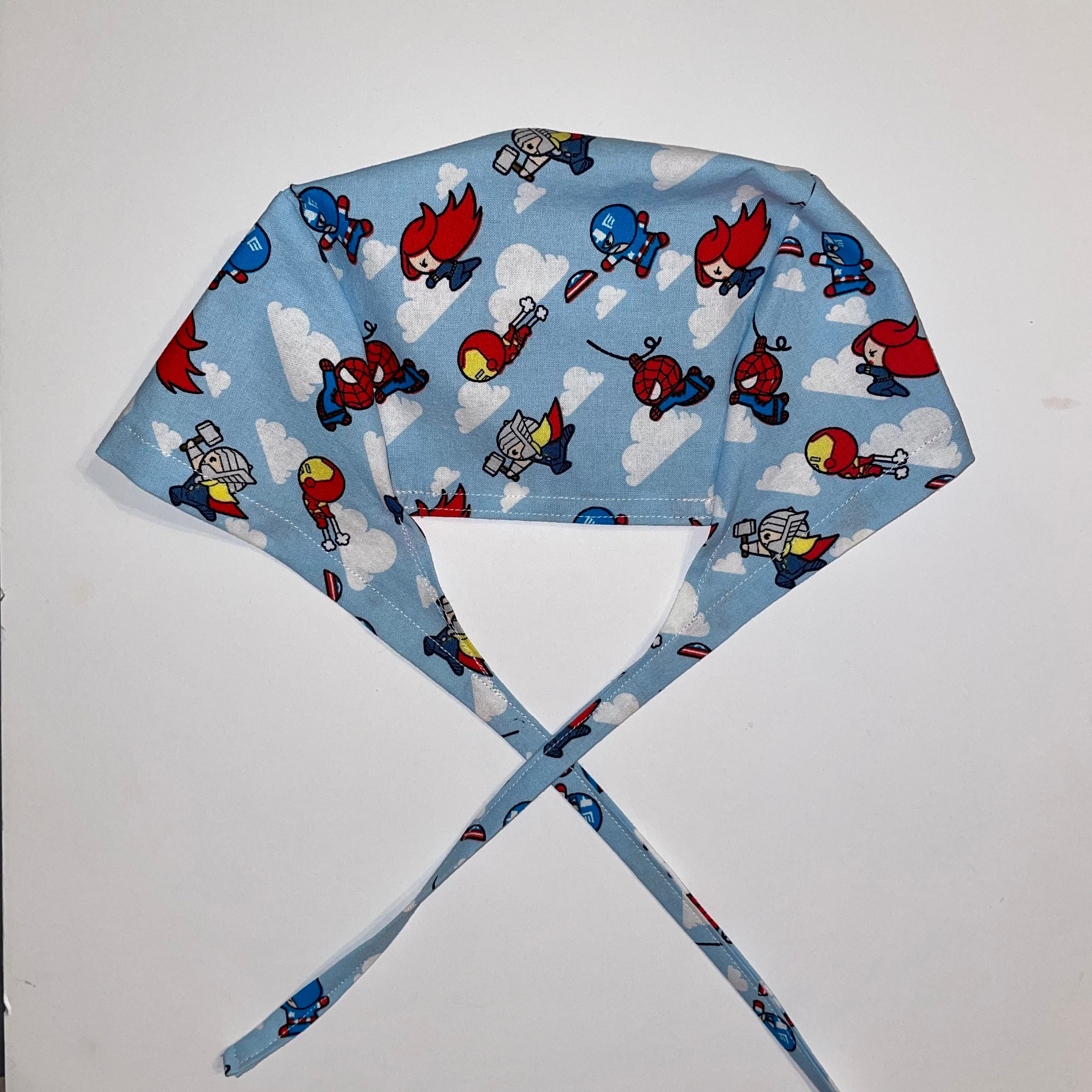 Mens Avengers Scrub Cap Marvel Scrub Hat for Nurse Chibi - Etsy