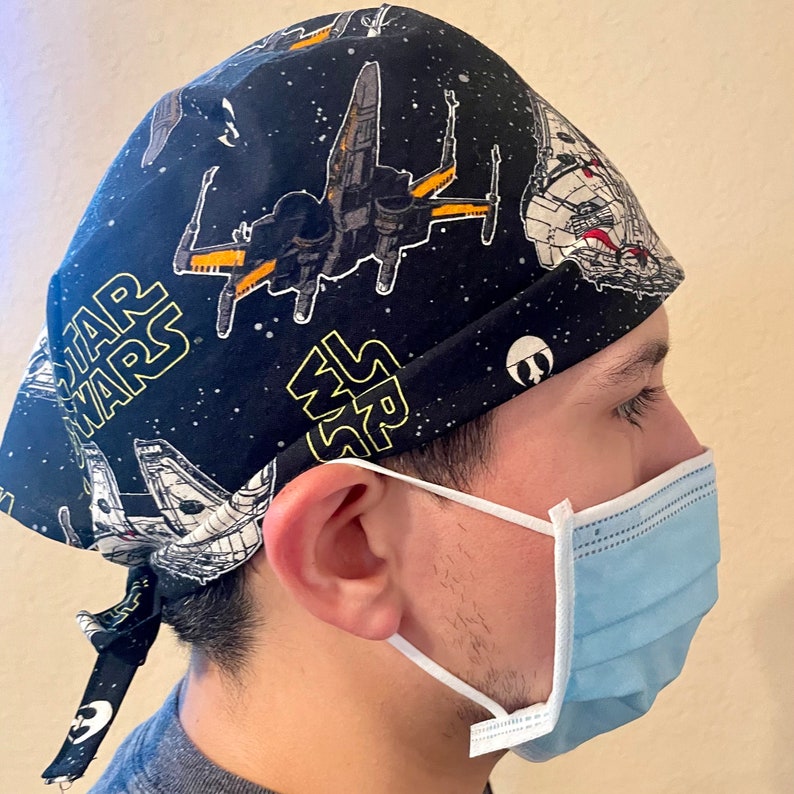 Mens Star Wars Surgical Scrub Cap Scrub Caps Men Bonnet for Male CST ...