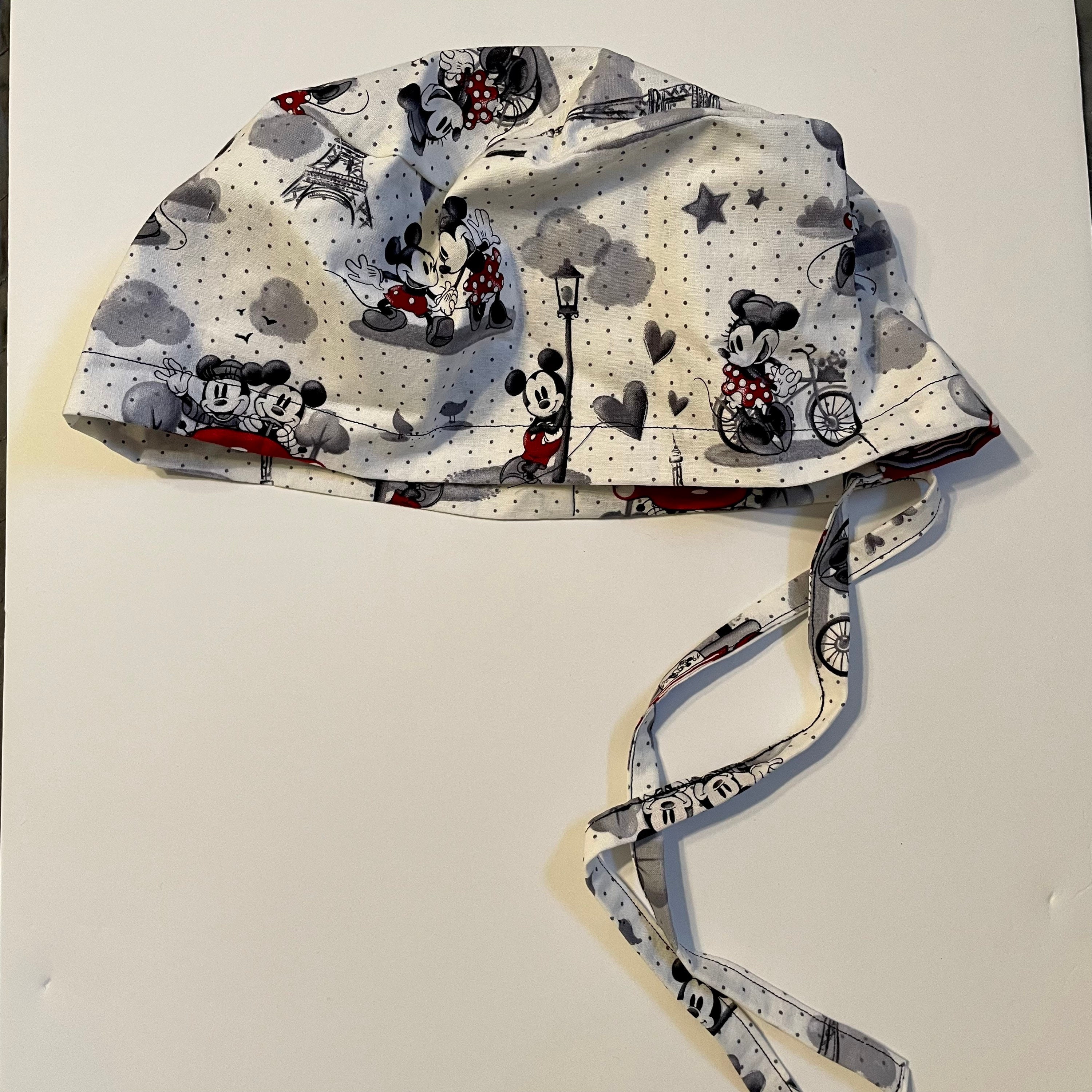 Womens Surgical Scrub Cap Mickey Mouse Surgery Hat for Nurse Cute ...