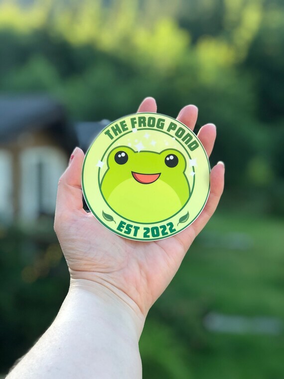 Frog Pond Sticker - Etsy