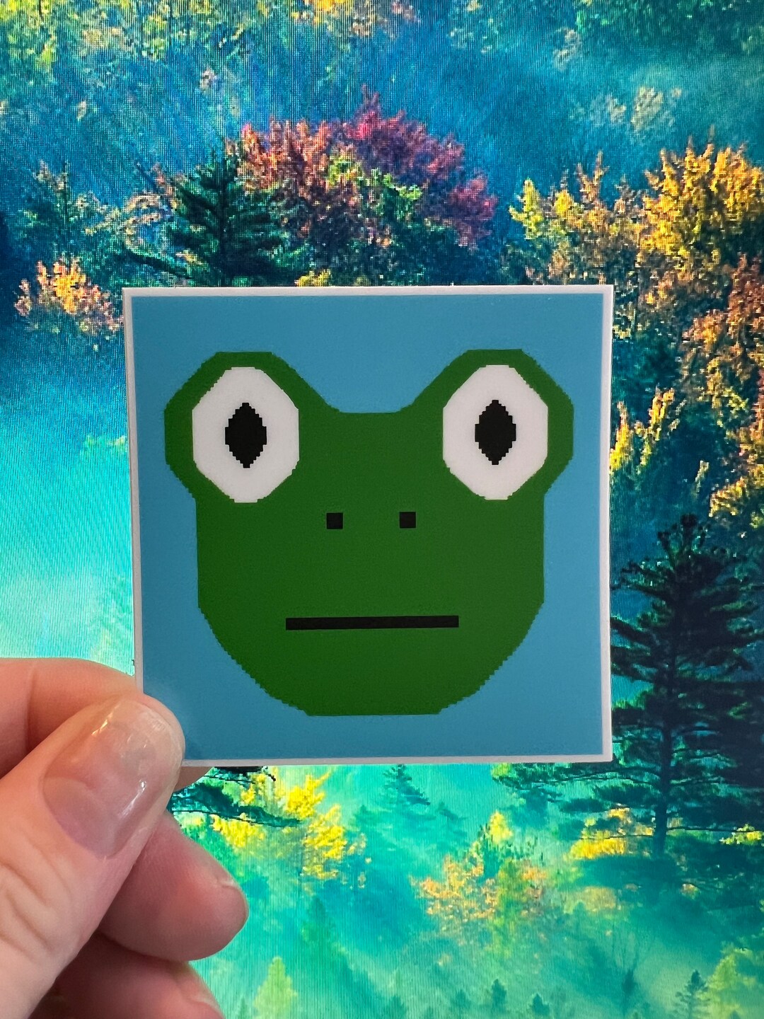Cursed Frog Sticker - Etsy