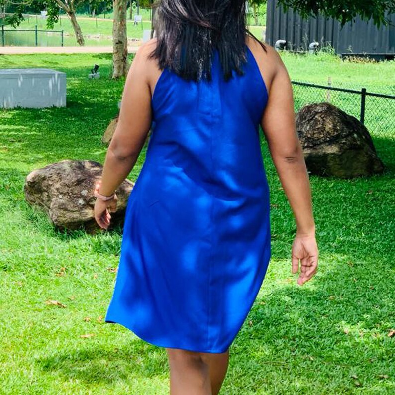 Halter Neck Midi Dress PDF Sewing Pattern Summer Dress - Etsy