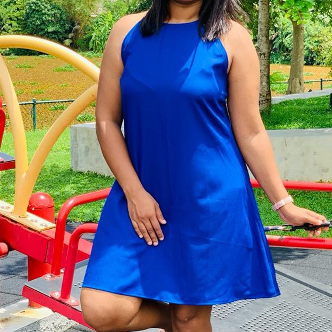 Halter Neck Midi Dress PDF Sewing Pattern Summer Dress - Etsy