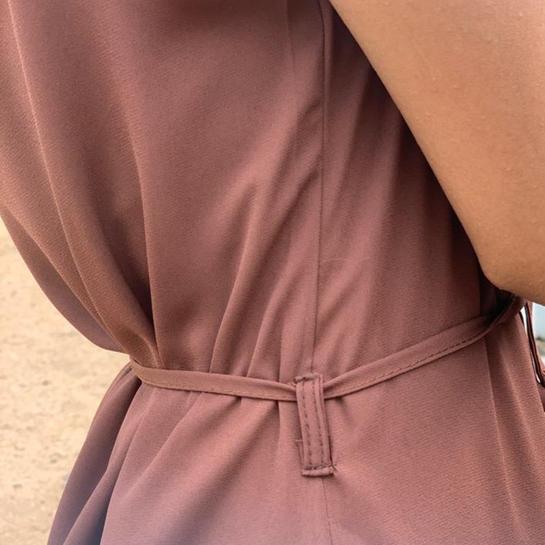 Deep Slit Beach Dress PDF Sewing Pattern Sundress Women's BEACH Fashion ...