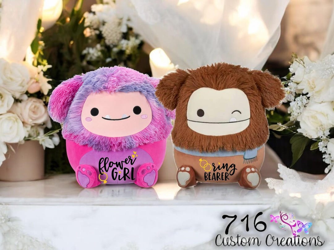 7.5 Personalized Bridal Party Squishmallows, Stuffed Animal, Plush ...