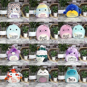 7.5 Personalized Graduation Squishmallow, Stuffed Animal, Gift for Grad ...