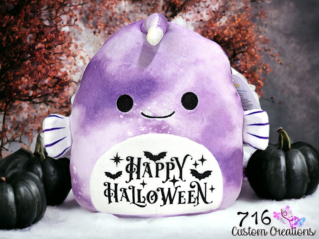 7.5" Personalized Halloween Squishmallow, Stuffed Animal, Birthday ...