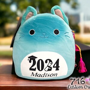 7.5 Personalized Graduation Squishmallow, Stuffed Animal, Gift for Grad ...