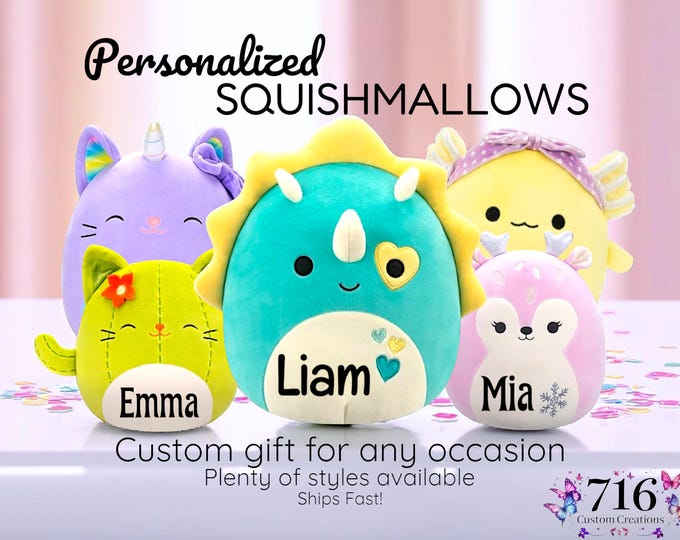 Squishmallow Keychain - Etsy