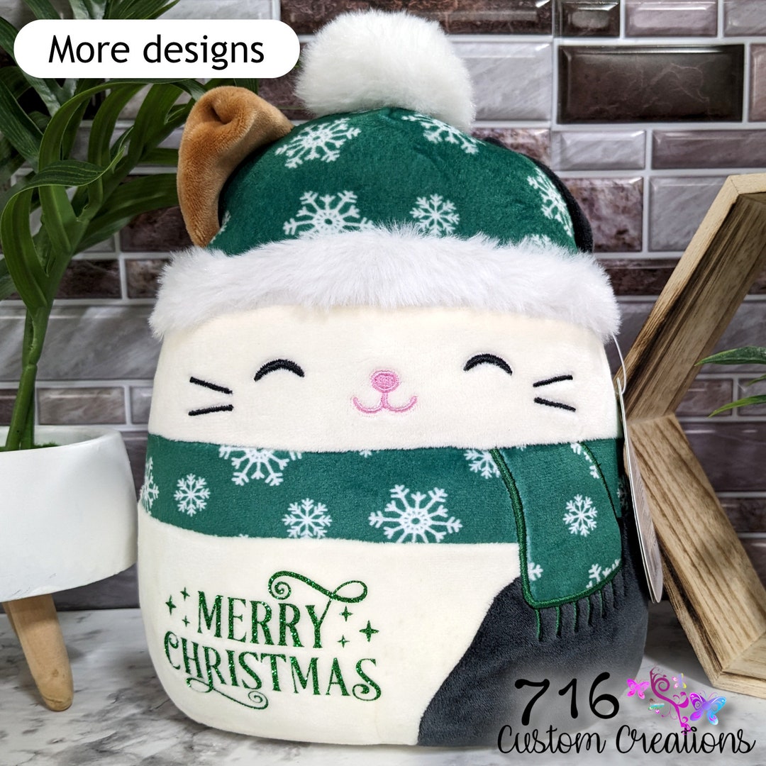 7.5 Personalized Christmas Squishmallow Stuffed Animal Plush ...