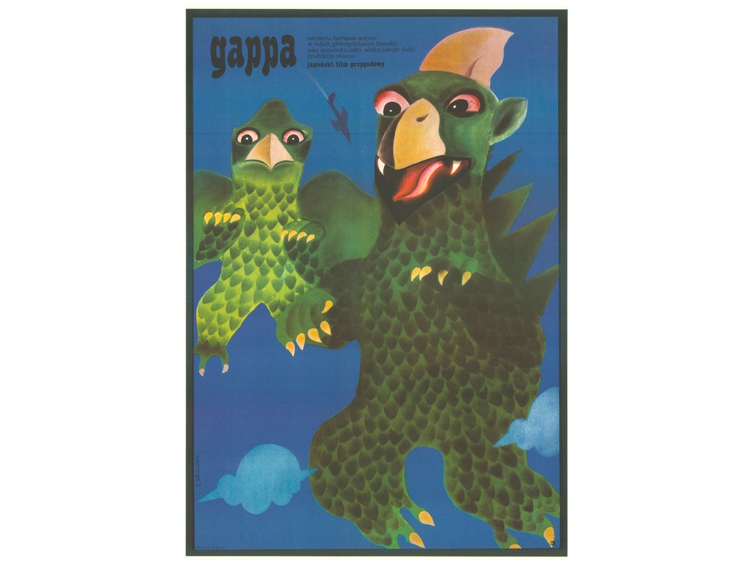 Gappa, the Triphibian Monster Polish Movie Poster '73 Best Different ...