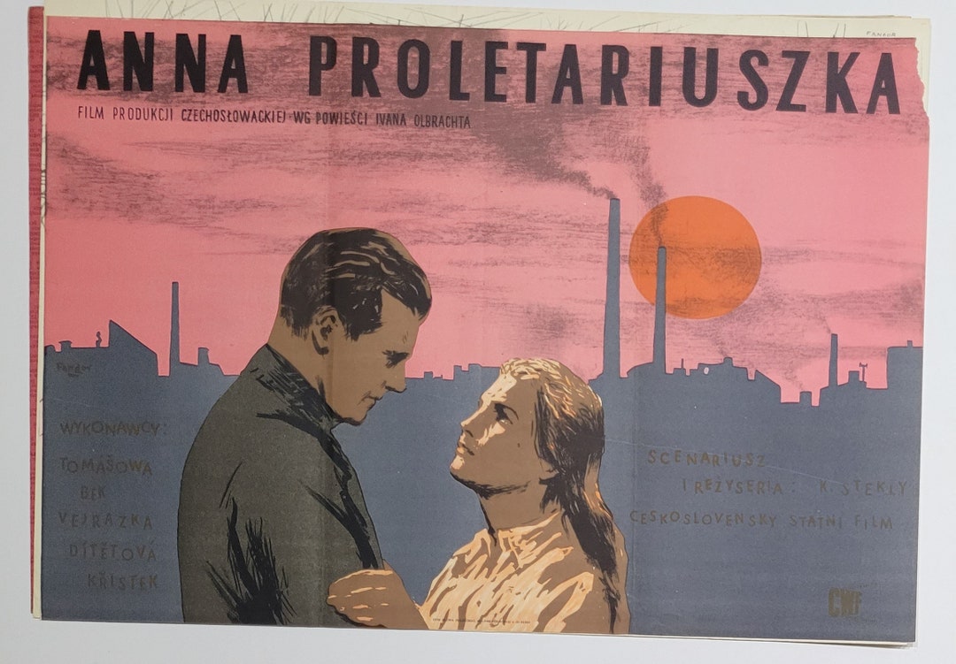 Anna Proletarian Anna Proletarian Original Polish Poster Fangor Art ...
