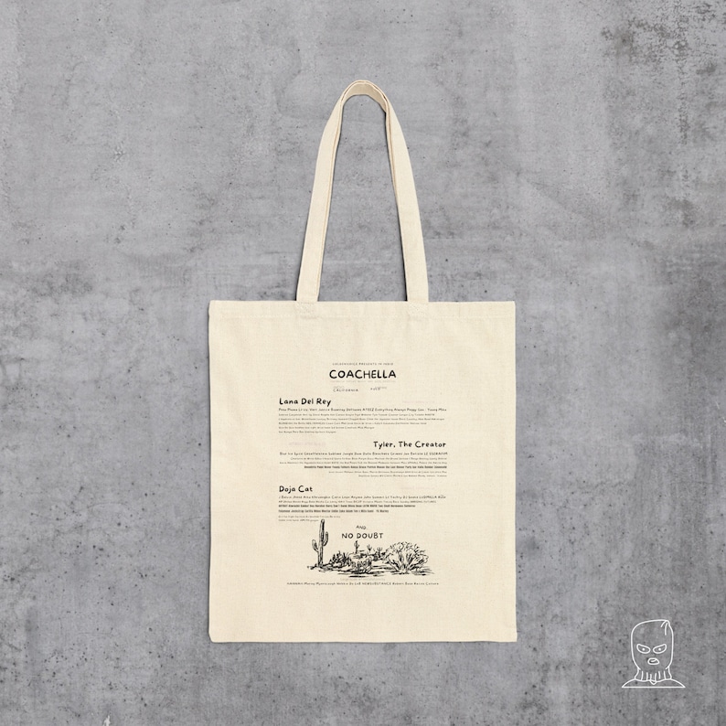 Coachella Valley Music and Arts Festival Cotton Canvas Tote Bag ...
