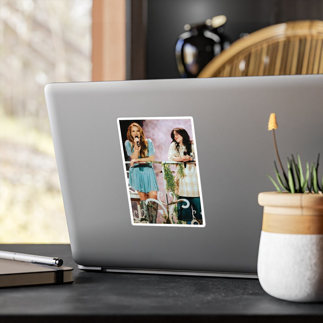 Lana Del Rey Billie Eilish Coachella Sticker, Lana Del Rey Stickers ...