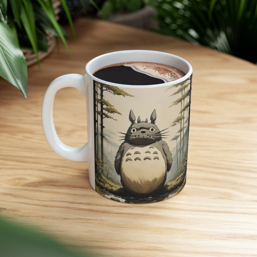 Totoro Anime Mug, Studio Ghibli Aesthetic, Cute Anime Gift, Anime ...
