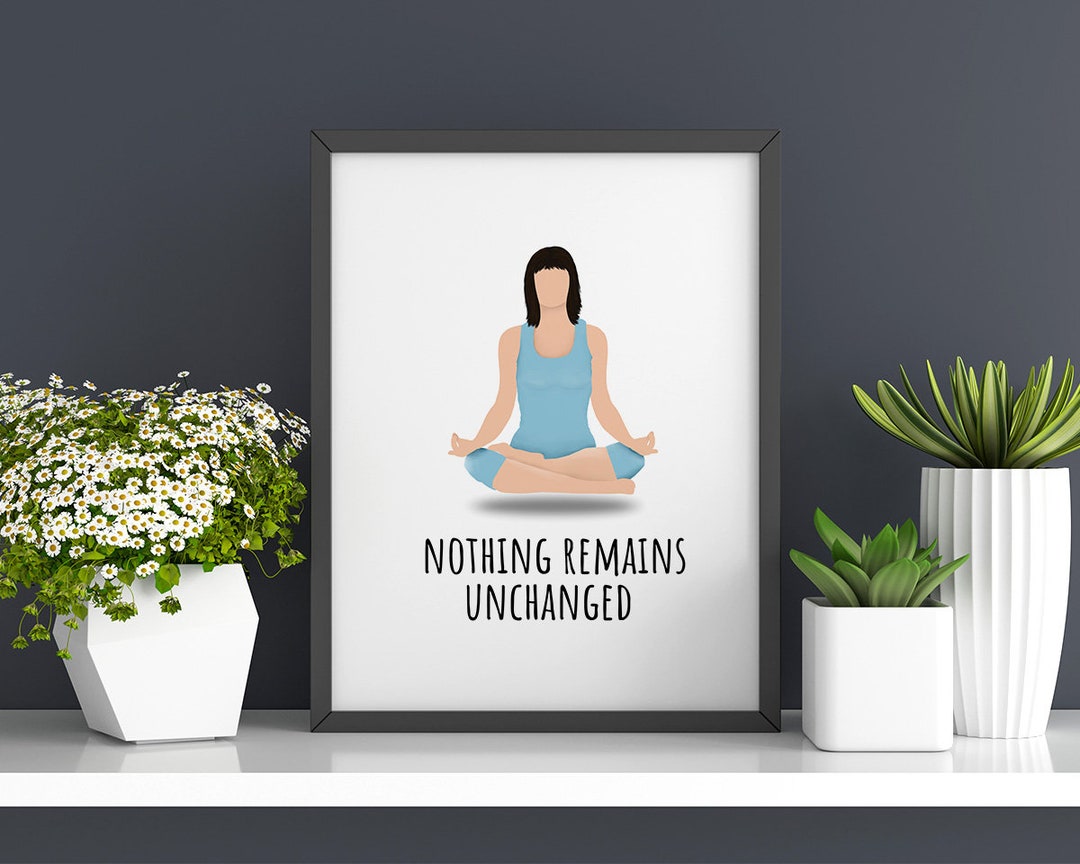 Printable Yoga Wall Art Prints, Yoga Wall Decor, Home Decor ...