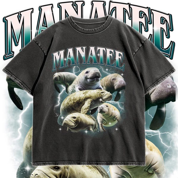 Manatee T Shirt - Etsy