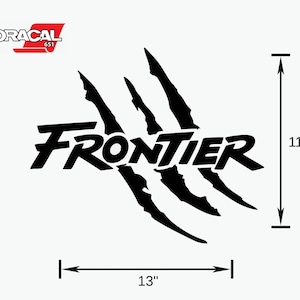 Classic Nissan Frontier Logo/bedside Decals (set of 2) - Etsy