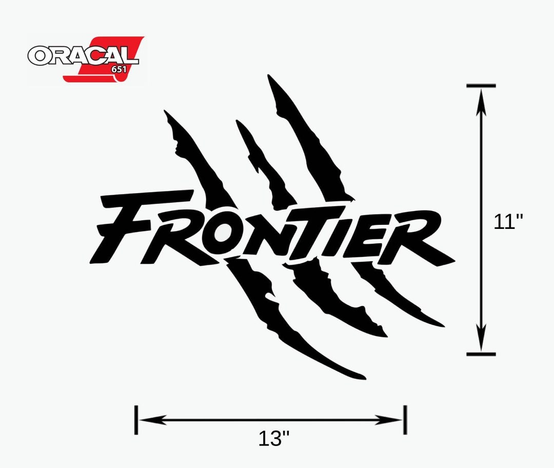 Classic Nissan Frontier Logo/bedside Decals (set of 2) - Etsy